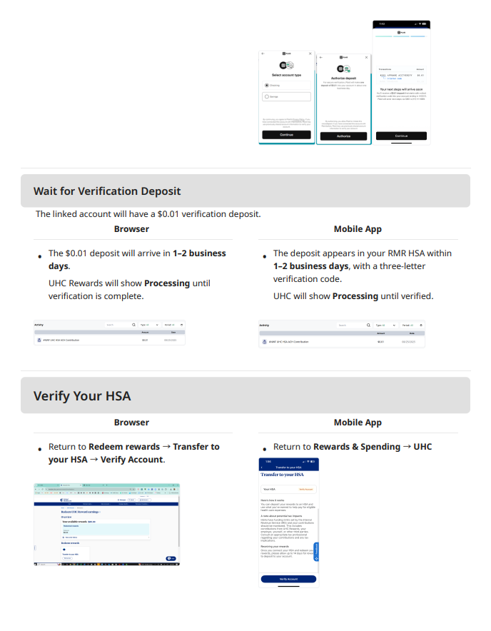 UHC Rewards & Your RMR HSA – Rocky Mountain Reserve
